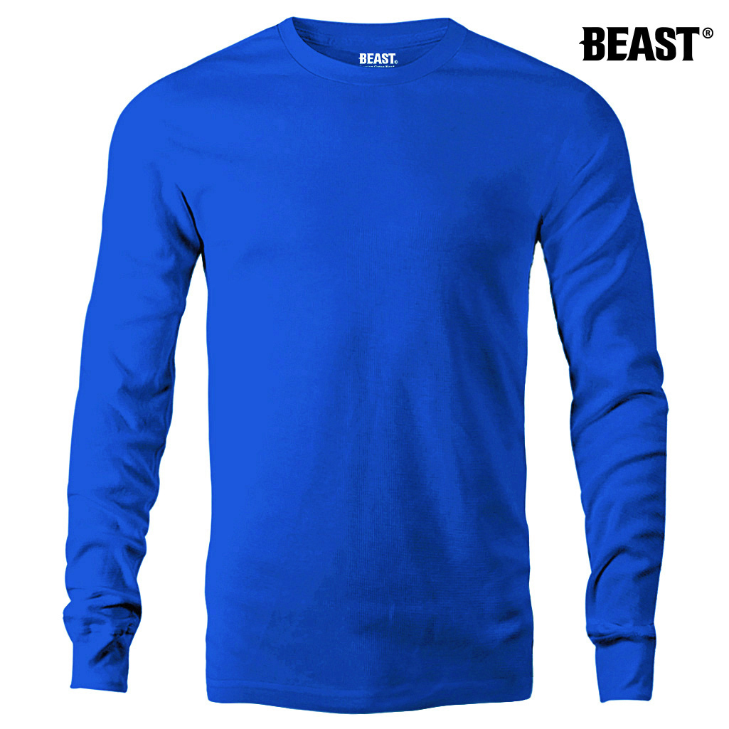 Carbon Blue Men's Long Sleeve T Shirt | Premium Menswear at Best Value ...