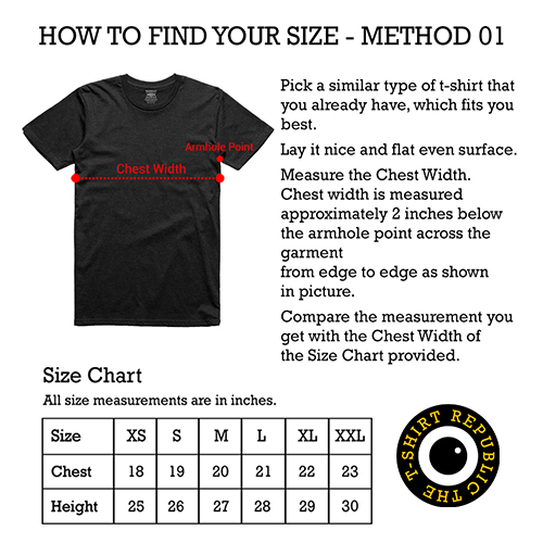 Size Charts | T-Shirt Republic