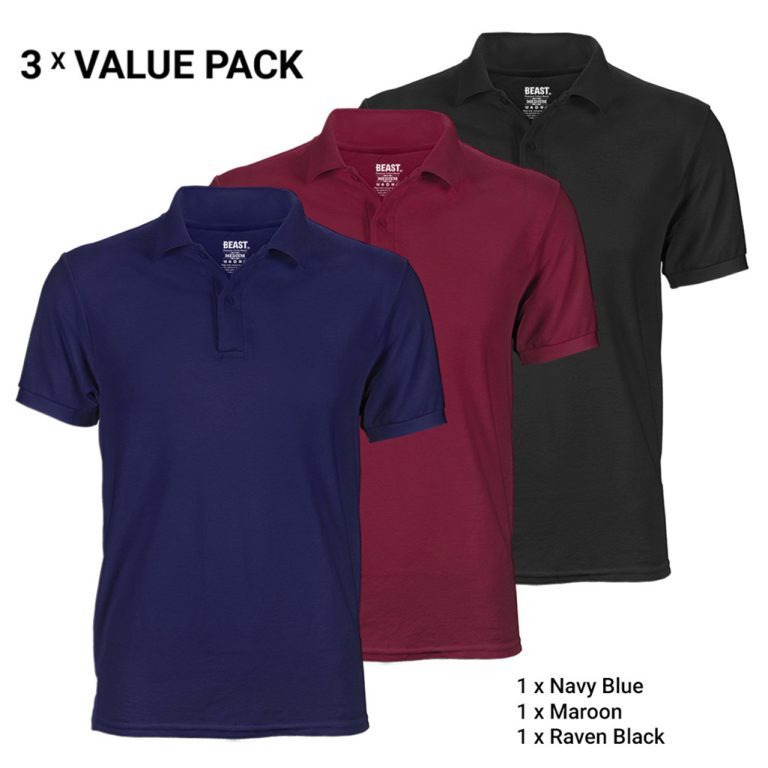 Mens Polo T Shirts Bundle Pack 0072 Premium Menswear At Best Value