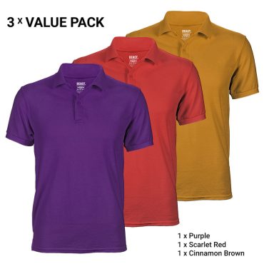 Purple Men's Polo T Shirt | Premium Menswear at Best Value Prices