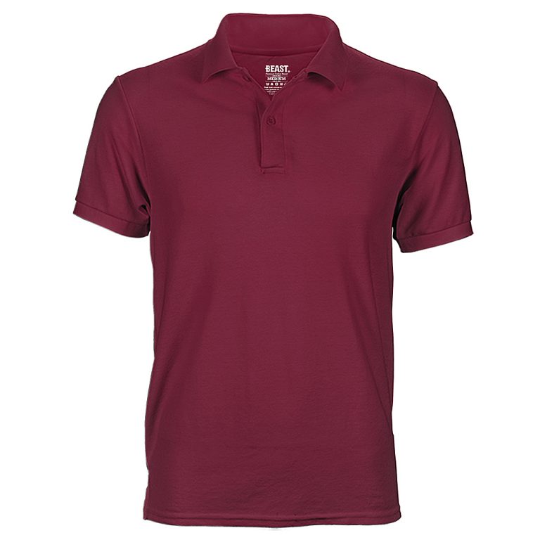 Maroon Men's Polo T Shirt | Premium Menswear at Best Value Prices